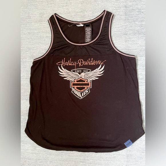 Harley-Davidson | Tops | Harley Davidson Tank Top Sleeveless Womens Xl ...